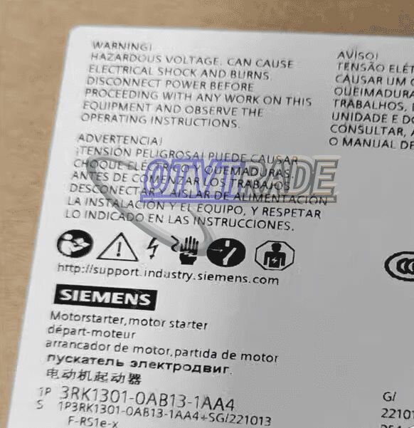 Модуль SIEMENS 3RK1301-0AB13-0AA4 3RK1 301-0AB13-0AA4 motor starter