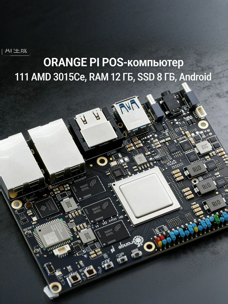 ORANGE PI POS-компьютер AMD 3015Ce, RAM 12 ГБ, Android