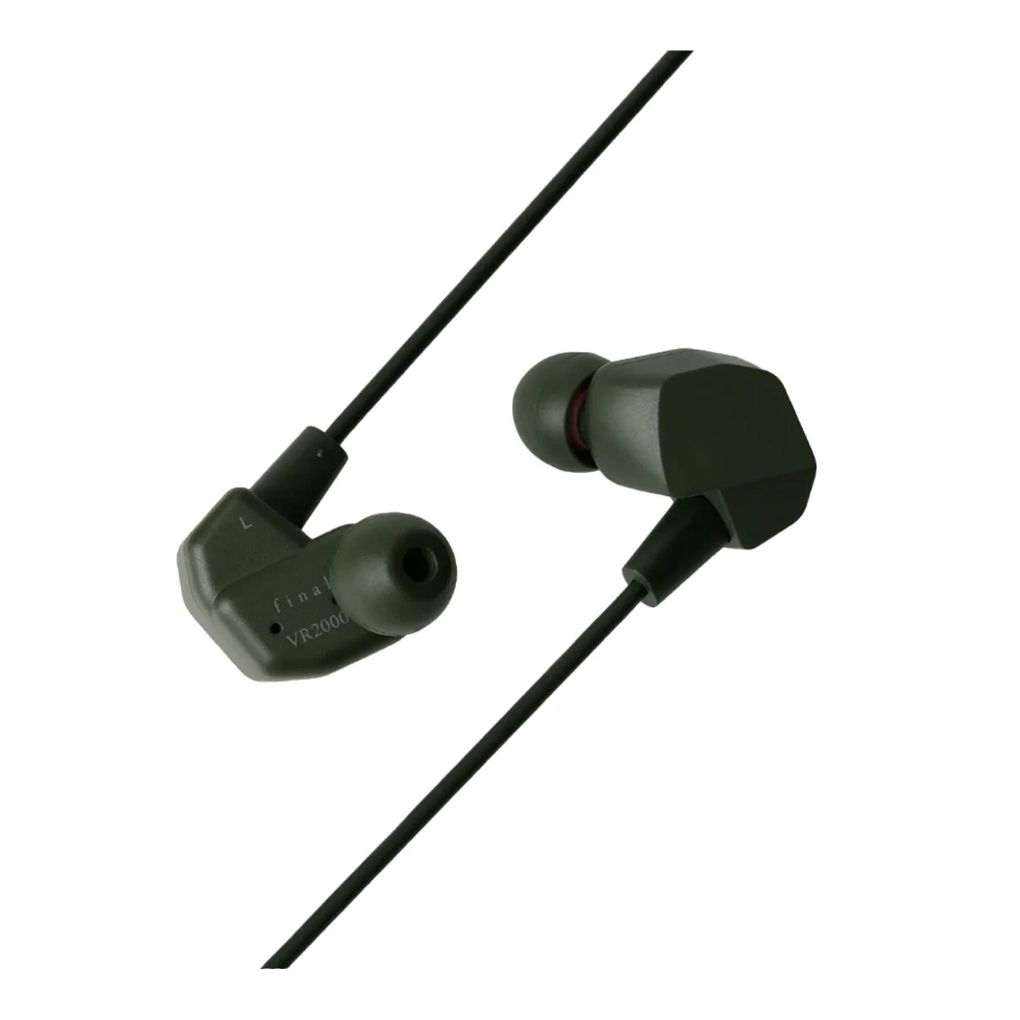 Внутриканальные проводные игровые наушники Final Audio VR2000 with Controller & Mic dark olive