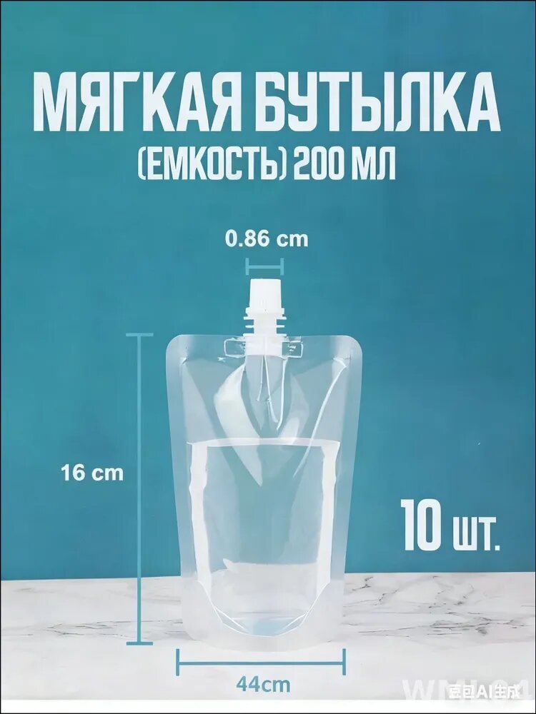 Дорожный набор флаконов , 10шт-200мл