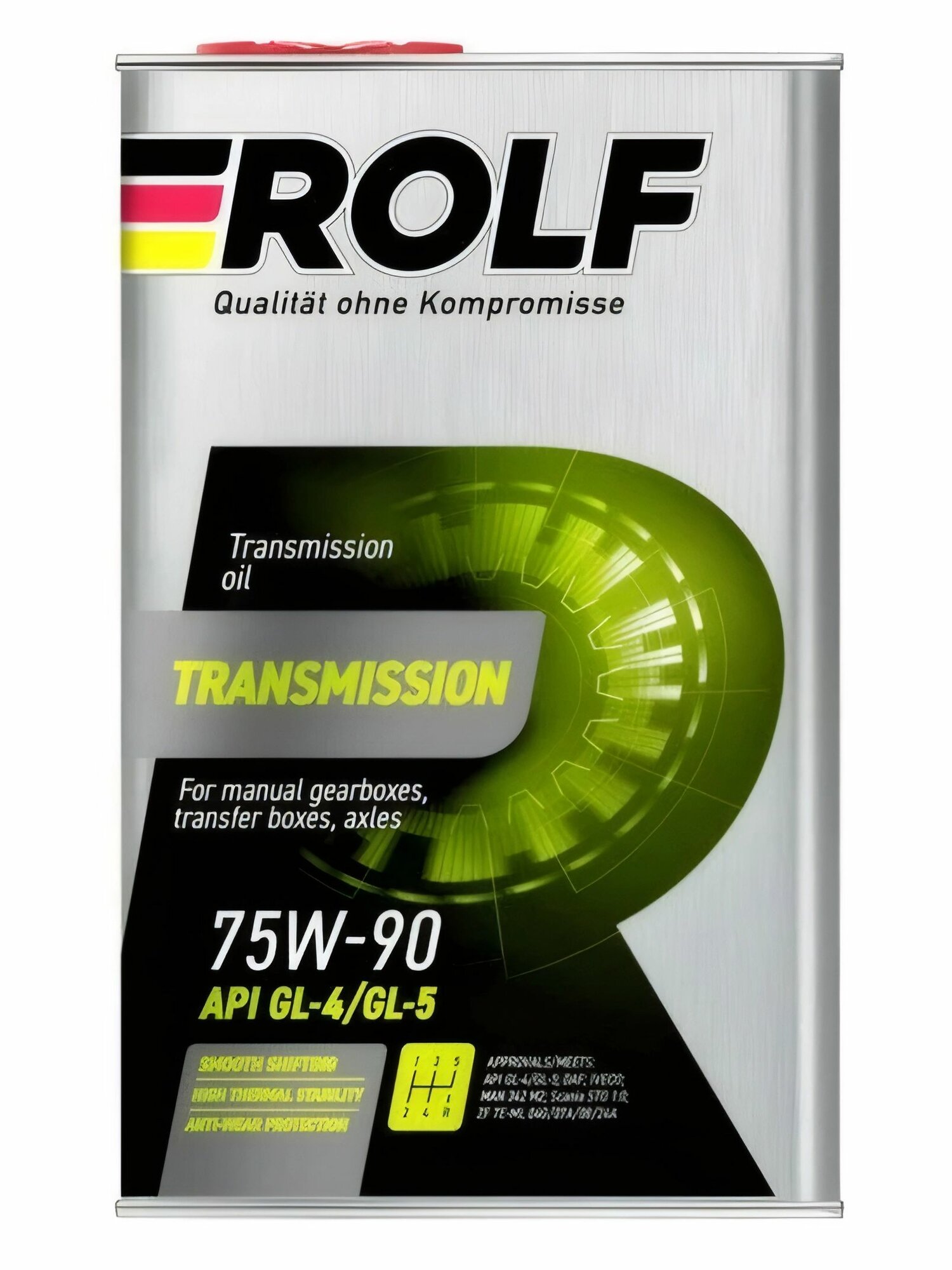 Масло трансмиссионное ROLF Transmission SAE 75W90 API GL-4/GL-5 (4л)