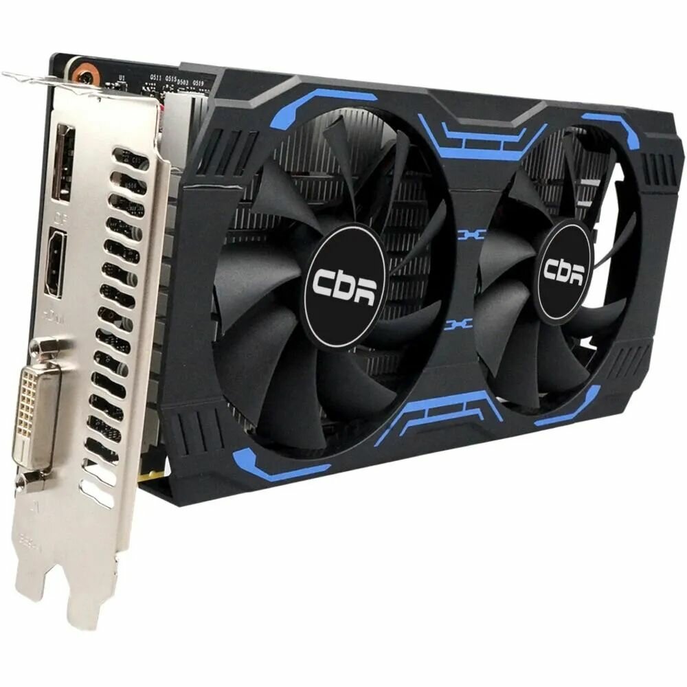 Видеокарта CBR GTX1660 Super 6Gb GDDR6, 192bit, 1530-1785Mhz, 1*DP + 1*HDMI + 1*DVI, 125W, Ret VGA-STX1660S-6G-RTL