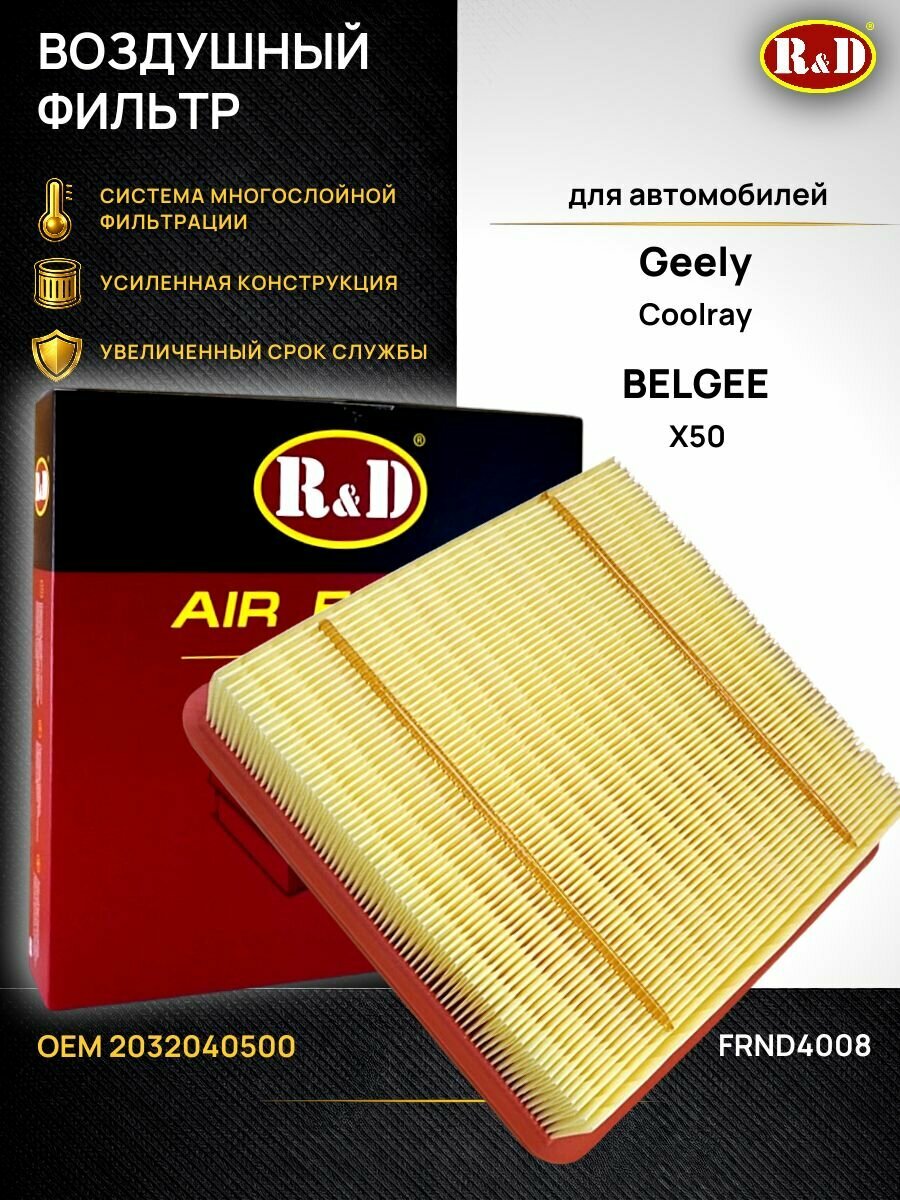 Фильтр воздушный Джили Кулрей, Белджи Икс 50 / Geely Coolray, BELGEE X50