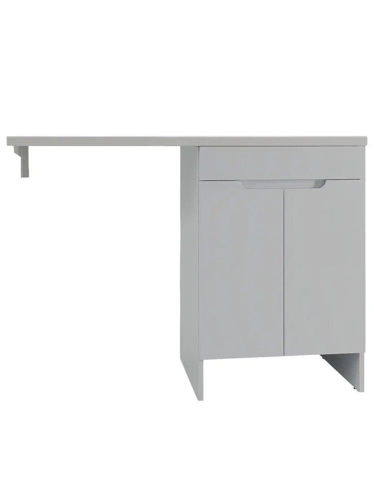 Тумба с раковиной Agger Клин CLE1200ANWH-D-SKR 120 R под стиральную машину, напольная, 120,2 см, белая, глянцевая, из МДФ, с дверками, раковина для ванной, из искусственного камня, прямоугольная