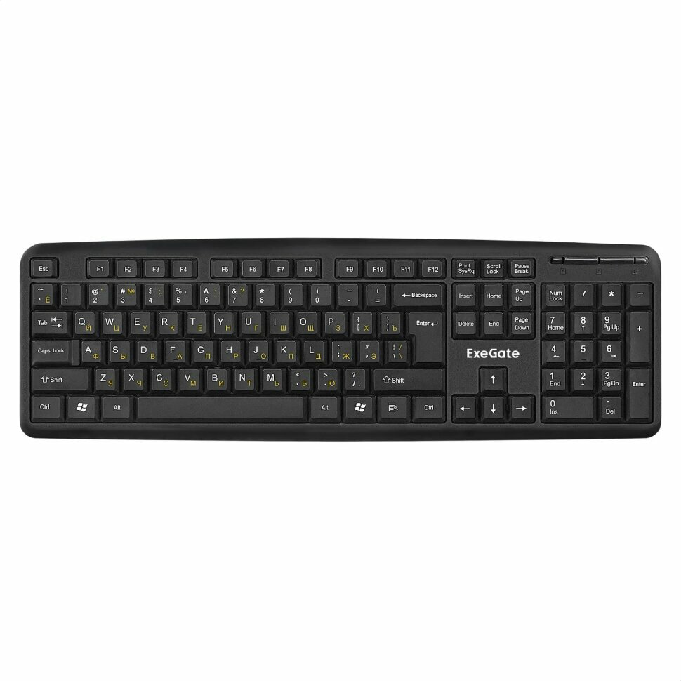 Клавиатура ExeGate LY-331L черный USB Color box, 1538757