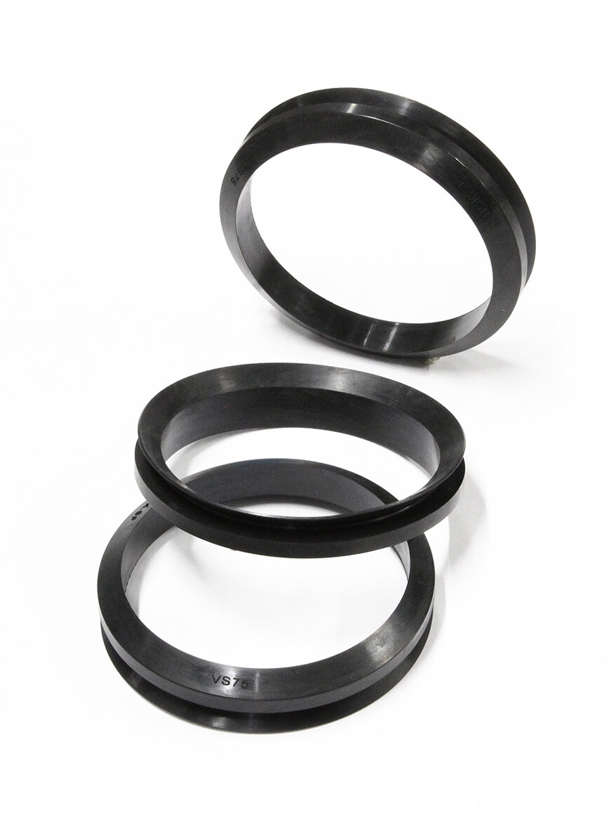 Кольца V-ring 75VS 60NBR - упаковка 10шт (грязезащитные уплотнения V-образного сечения 79x67x15,5)