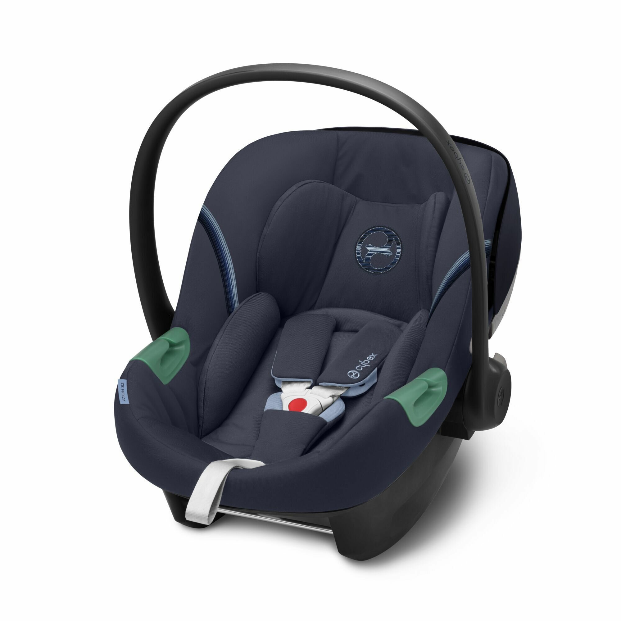 Детское автокресло Cybex Aton S2 i-Size, цвет Ocean Blue, группа 0+, с рождения до 12 мес, с 0 до 13 кг автолюлька