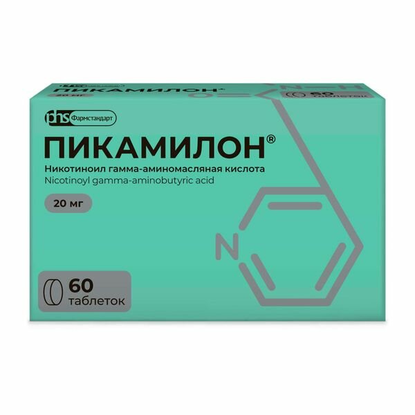 Пикамилон таблетки 20мг 60шт