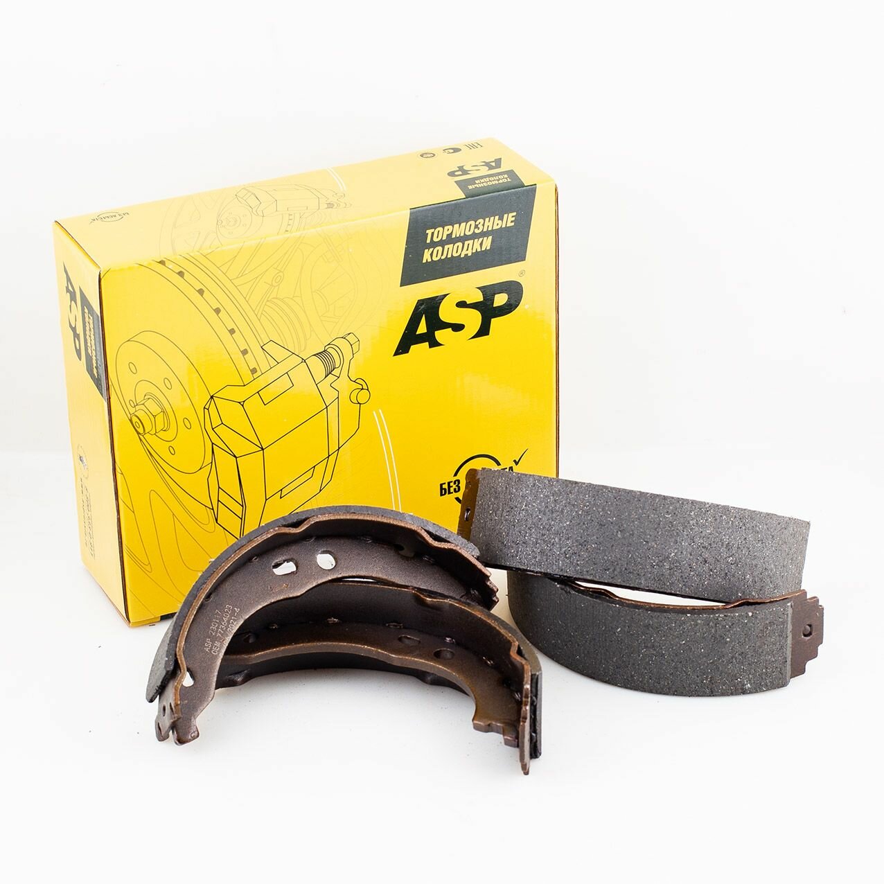 Колодки задние Citroen Jumper Fiat Ducato Peugeot Boxer 250 06- ASP ASP K230117