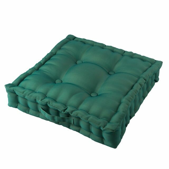 Подушка для стула TODELIA Классик SR-JL022-1S-O, квадрат 50х50х10см, зеленая