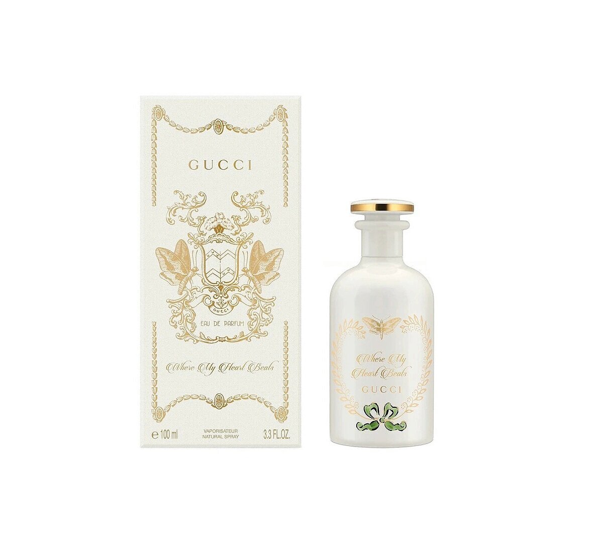Gucci Where My Heart Beats 100 мл парфюмерная вода унисекс, цветочные, зеленые