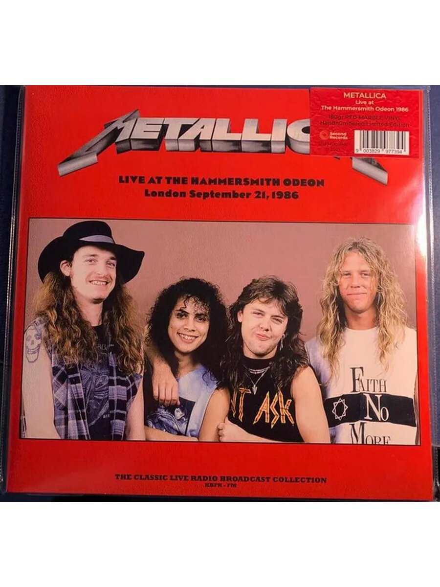 Metallica - Live At Hammersmith Odeon (red marble)