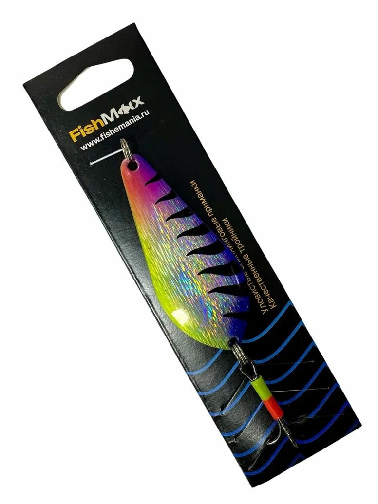 Блесна на спиннинг колеблющаяся FishMax Атом Б 15 гр 65 мм #140-HR