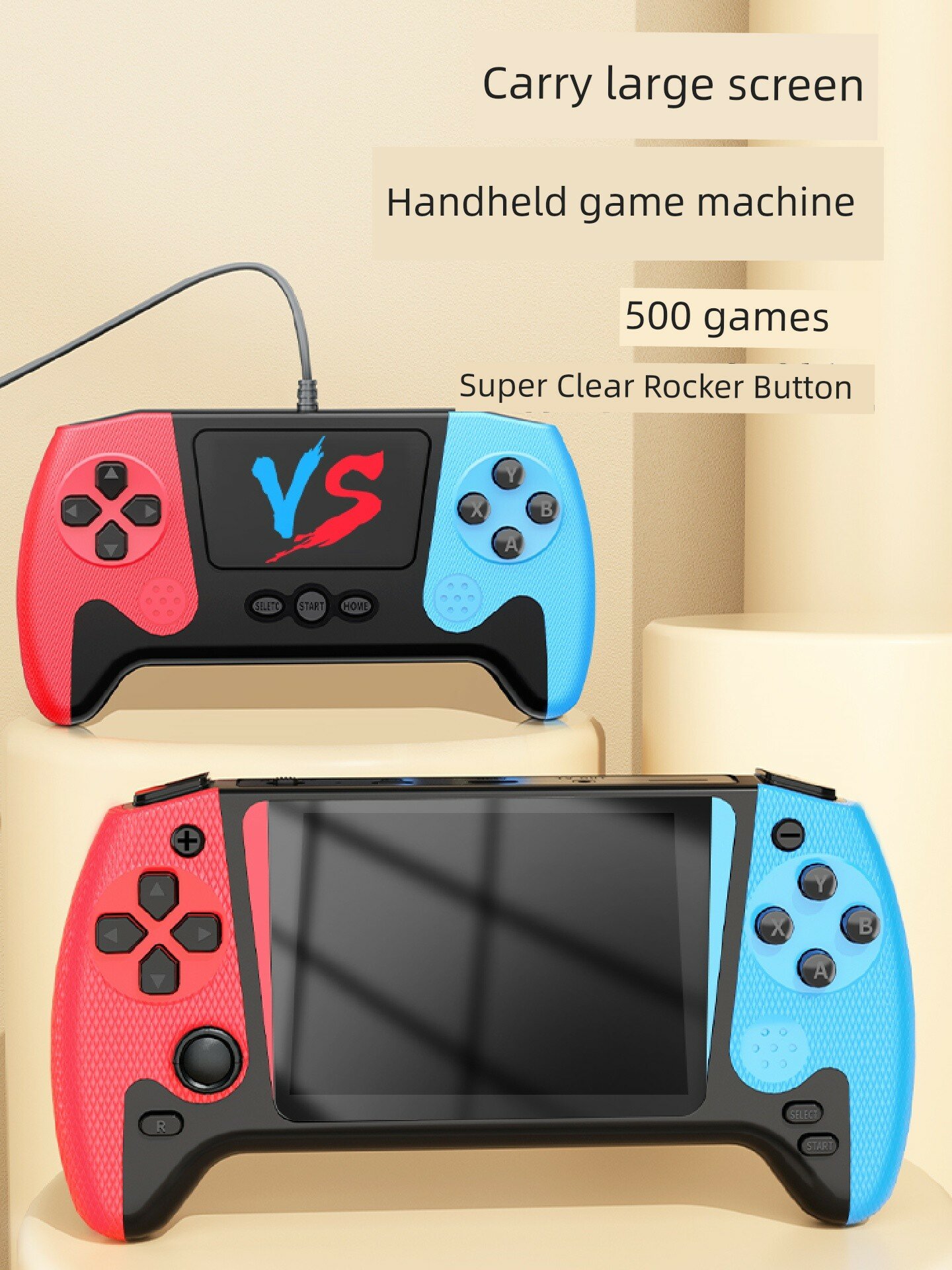 Игровая приставка "Dual JoyCon", 2 контроллера, 2 батарейки, AV-кабель