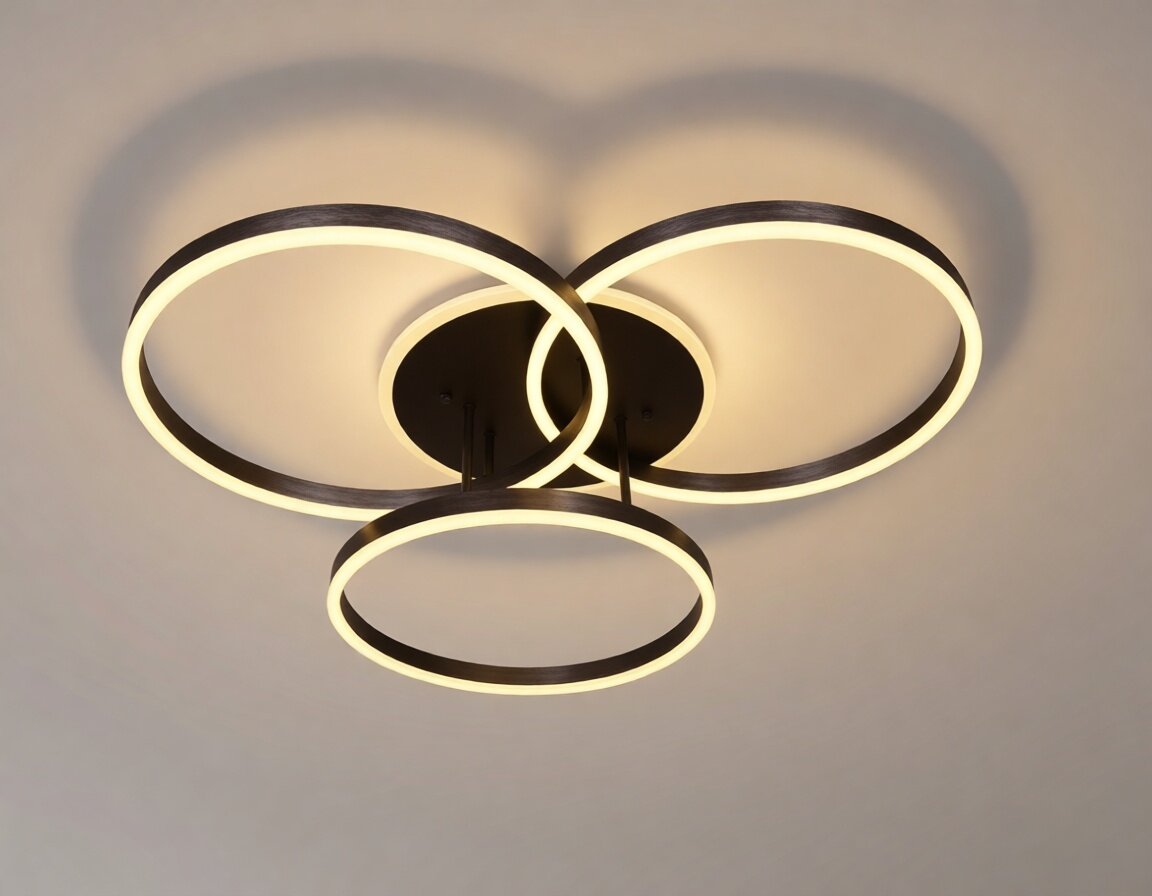 Люстра потолочная, светодиодная, ЭлисСвет 55147NL, LED, 25 м², IP20,