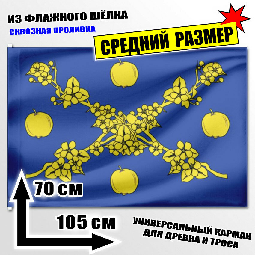 Флаг средний Вятскополянского района 105x70 см