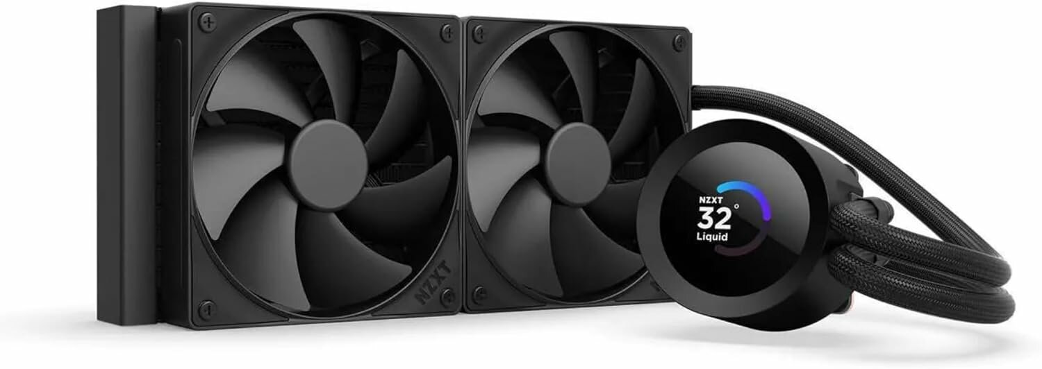 Система жидкостного охлаждения NZXT Kraken PLUS 240 LCD 2X Black