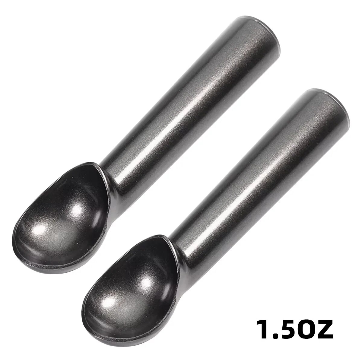 Leeseph ковш для мороженого 1,5/2 унции Серый, 1.5 Ounces BlackX2