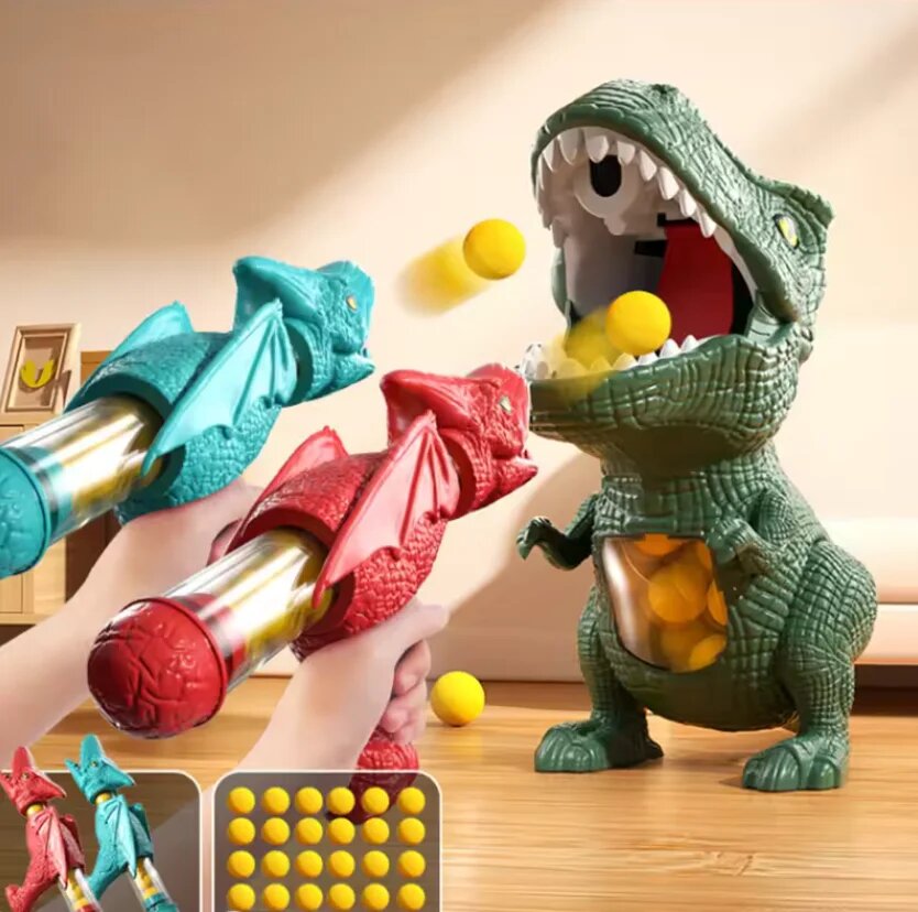 Интерактивная игрушка-пистолет LKCOMO Тираннозавр B Dinosaur Guns