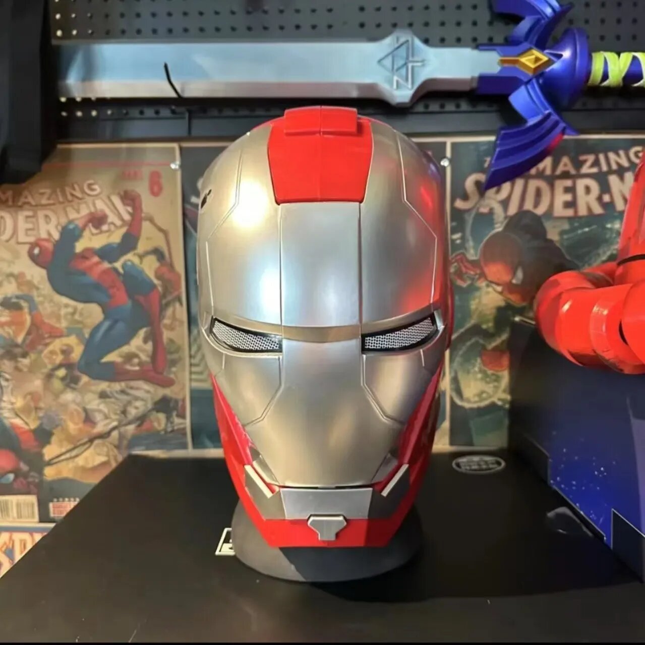 Маска Железного Человека Bandai Mk5 Silver, Electric