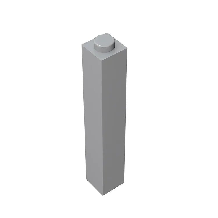 Серый строительный блок POLYROYAL 1x1x5