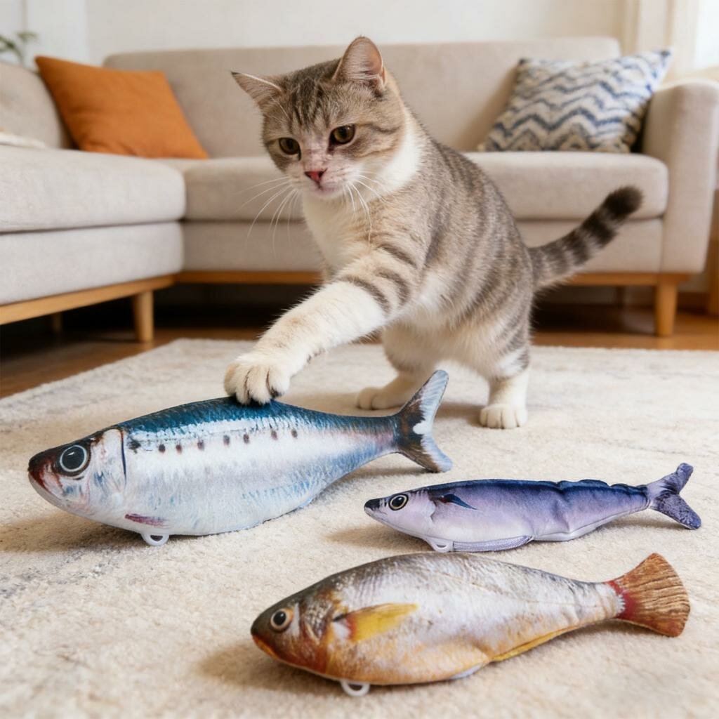 Игрушка-рыбка для кошек — фото 1