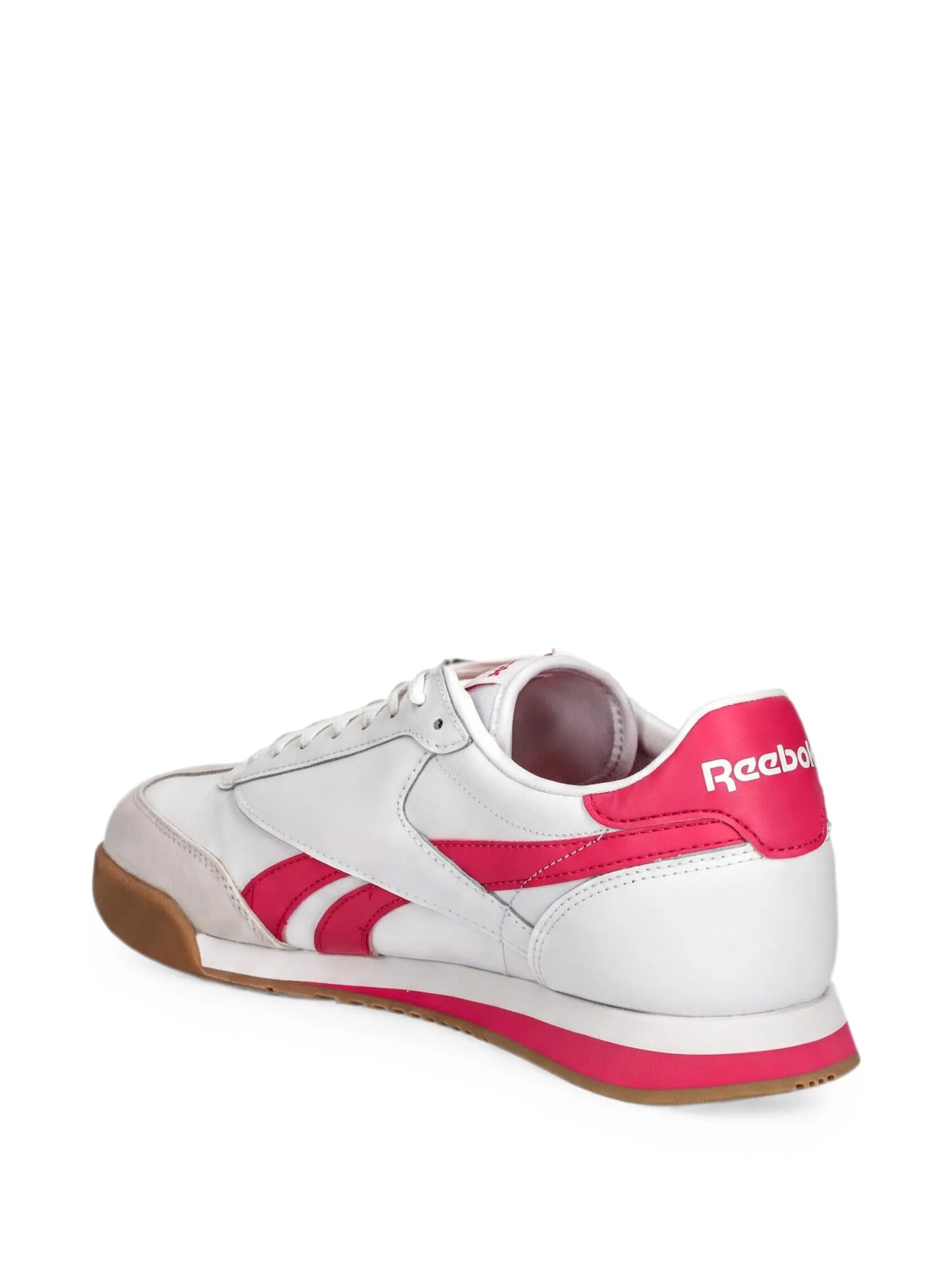 Кроссовки Reebok Suede striped sneakers, размер 6 US, white — фото 1