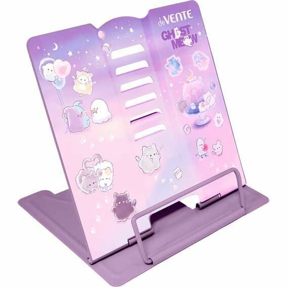 Подставка для книг deVENTE "Ghost Meow", 8063617 металлическая, 15,4х15,2см