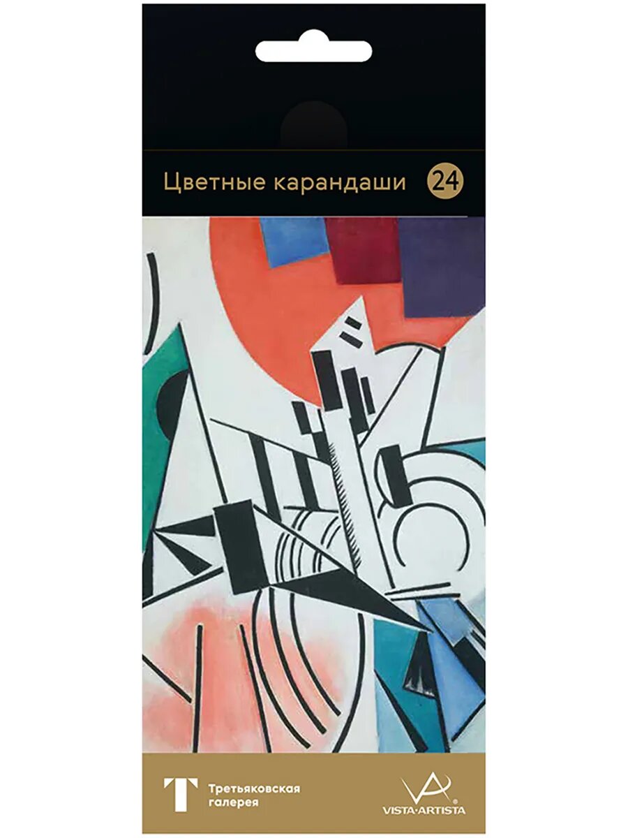 Карандаши цветные Fine. Розанова, 24 цвета