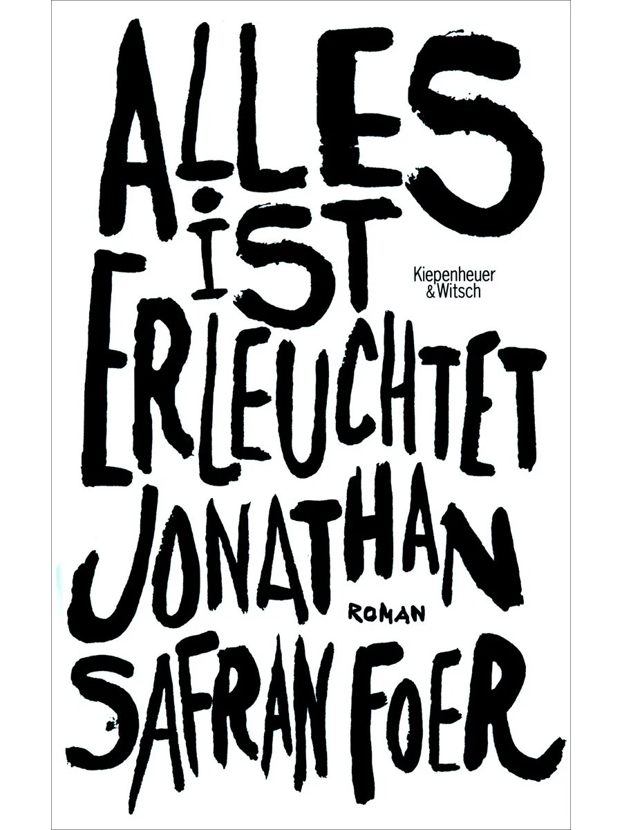 Alles ist erleuchtet / Книга на Немецком