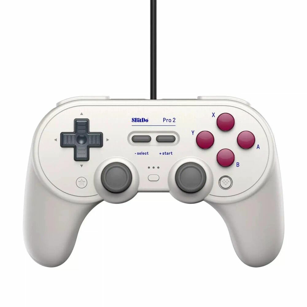 8BitDo Геймпад, Проводной, белый