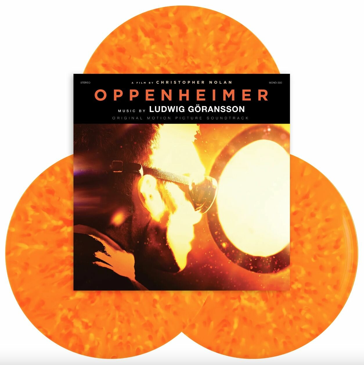 Oppenheimer OST (Orange Nuclear Explosion USA 3LP Limited Soundtrack) Цвет Ядерного Взрыва, Виниловая Пластинка, Саундтрек Оппенгеймер