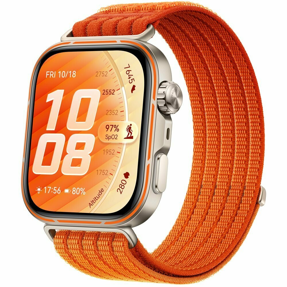 Смарт-часы Huawei Watch Fit 5 Pro оранжевый (55020HTX)