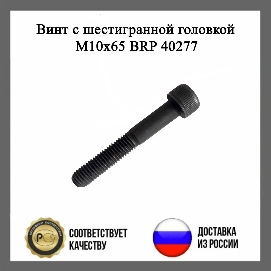 Винт с шестигранной головкой M10x65 BRP 40277