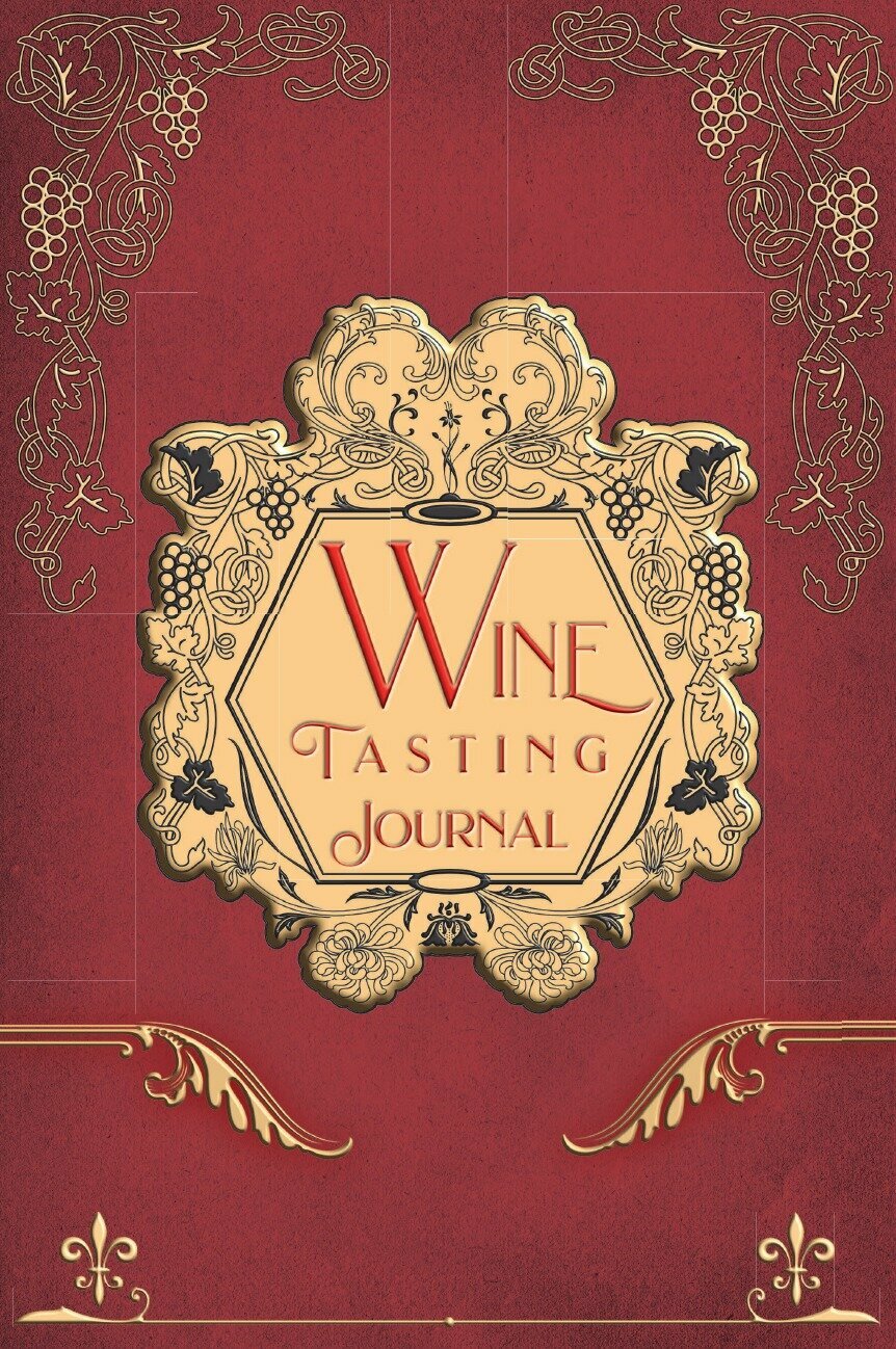 Wine Tasting Journal. Vintage Wine Review Testing Notes Journal Log Notebook Tasting Diary Book Notes & Impressions