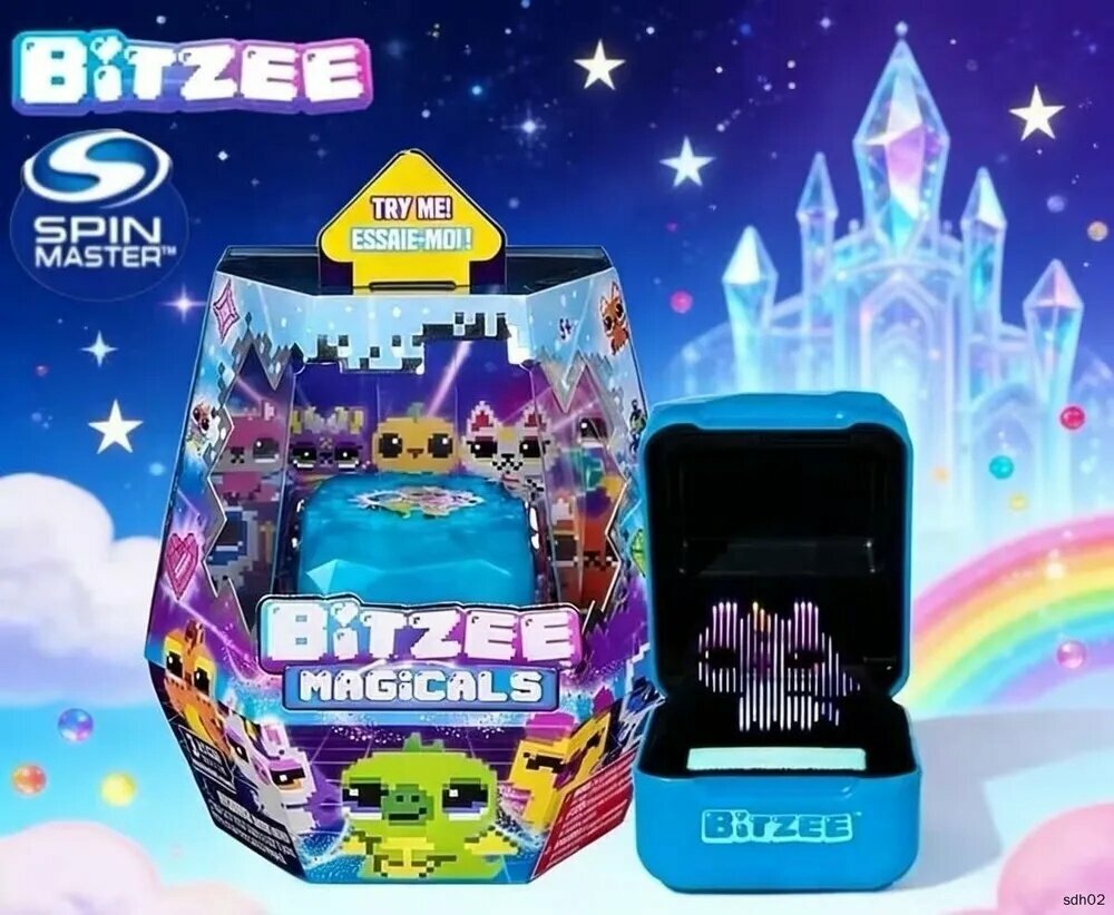 BITZEE Тамагочи WOWмания Виртуальный Питомец. Подарок ребенку. Интерактивная игрушка (голограмма) цветной цифровой электронный питомец - Тамагочи нового поколения битзи
