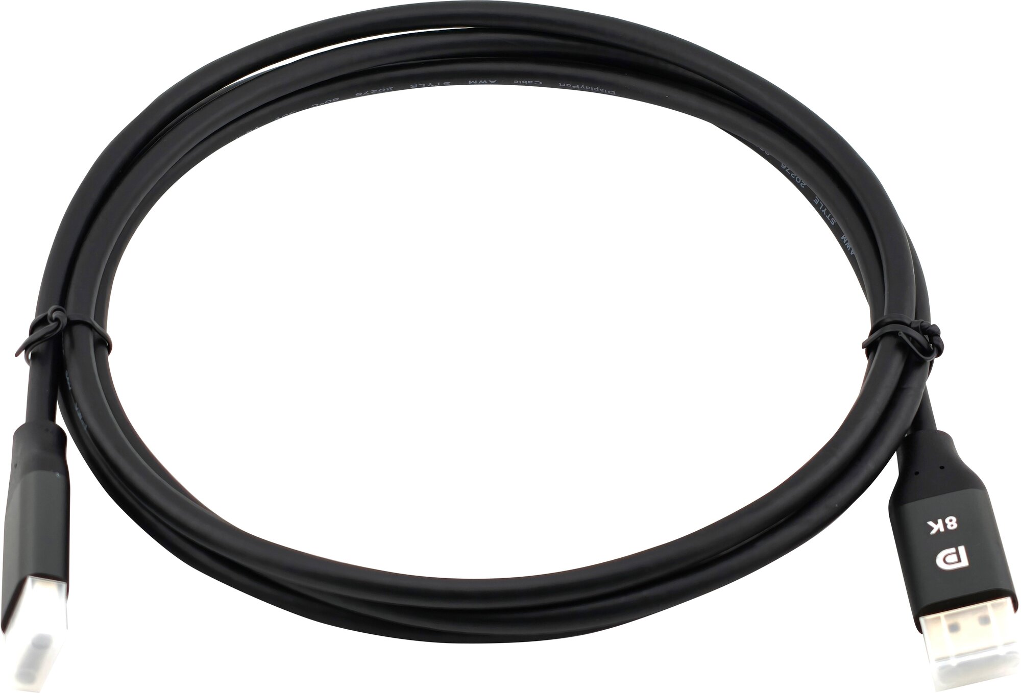Кабель аудио-видео Cactus CS-DP-DP-1.4-2 DisplayPort (m)/DisplayPort (m) 2м. позолоч. конт. черный