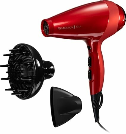 Фен для волос Remington Silk Dryer AC9096, красный