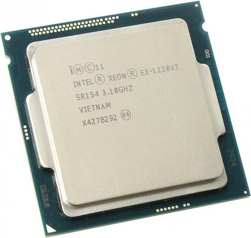 Процессор Intel xeon E3-1220 SR154 V3 3.10GHZ L448C492