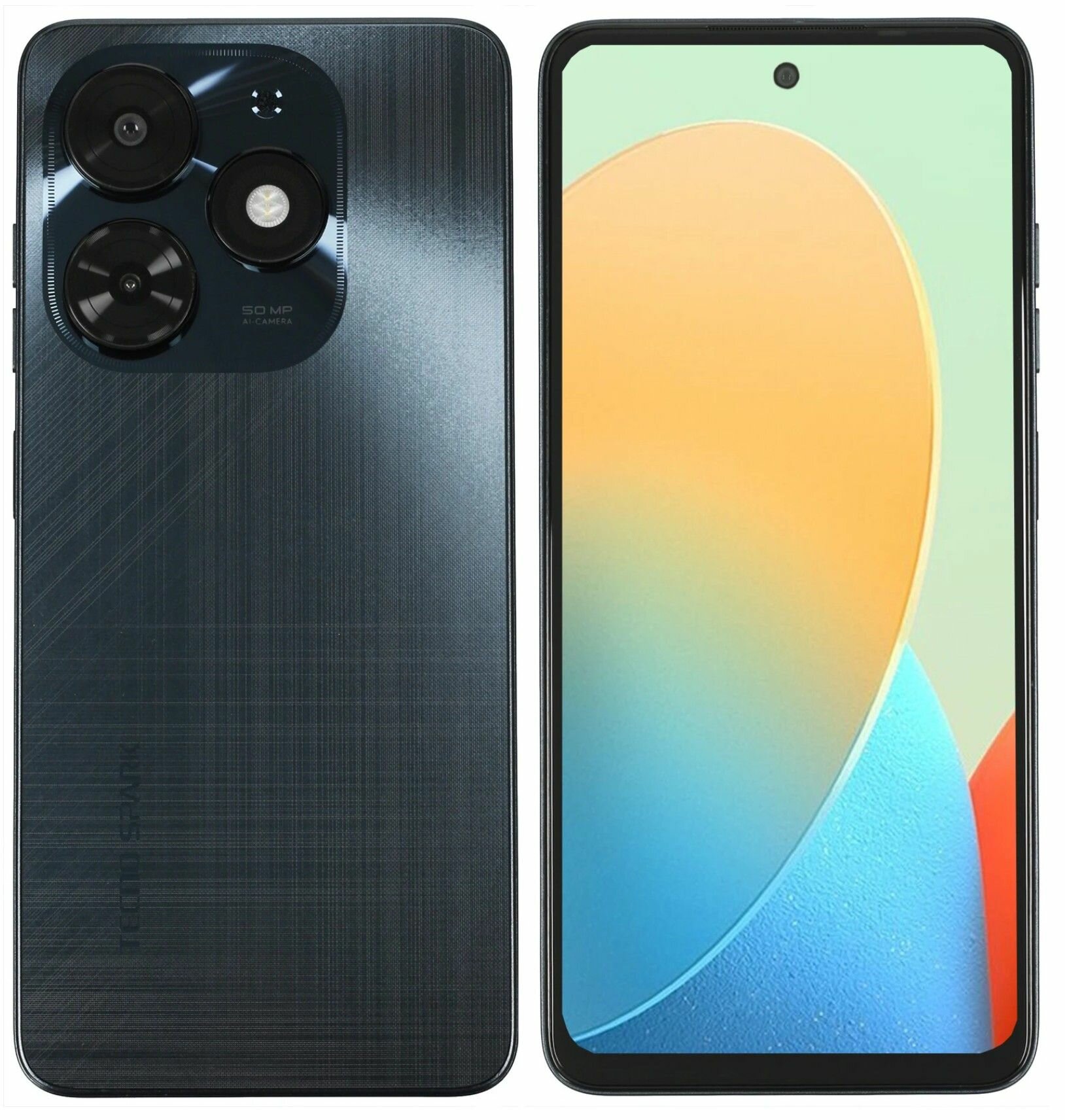 6.56" Смартфон Tecno SPARK 20C 4/128 ГБ черный