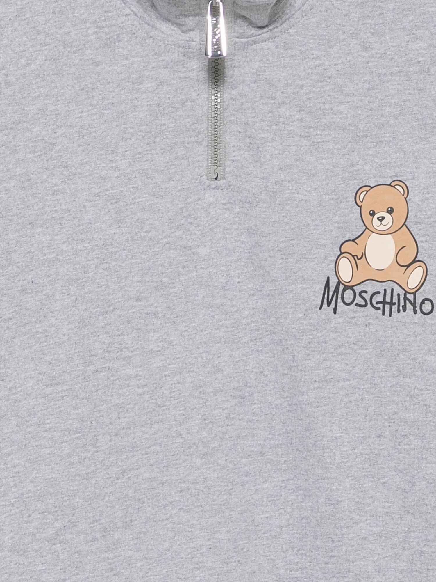 Свитер MOSCHINO Teddy Bear-print sweater, размер 152, серый/синий/голубой — фото 1