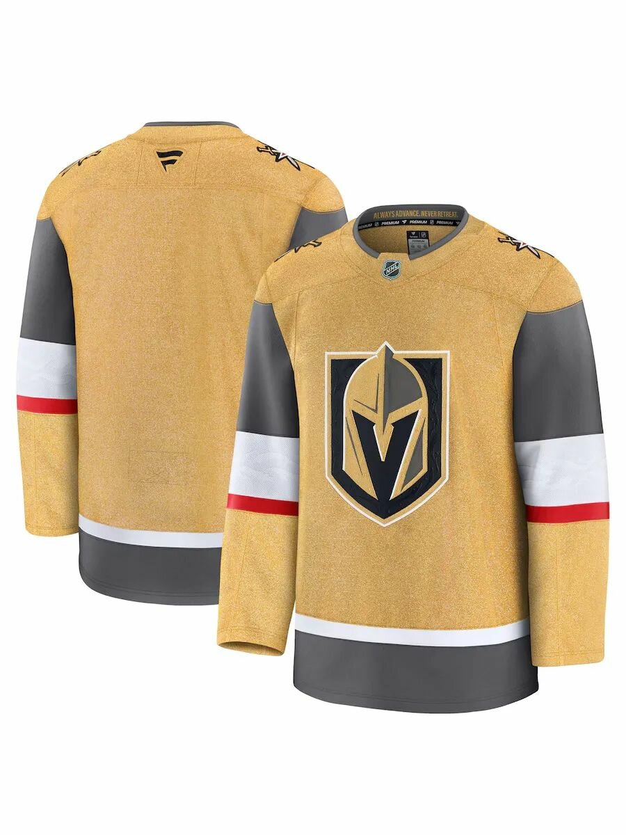 NHL Вегас Голден Найтс Золотая хоккейная майка хоккей майка золотая