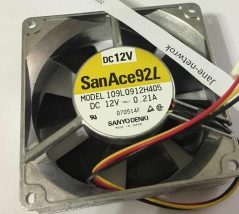 SANYO 9225 12V 0.21A Модель 109L0912H405 Алюминиевая рама вентиляторы