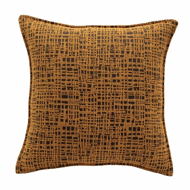 Покрывало для подушки из льна кремового желтого цвета, 50x50 см, современный декор дивана, премиальная хлопковая ткань