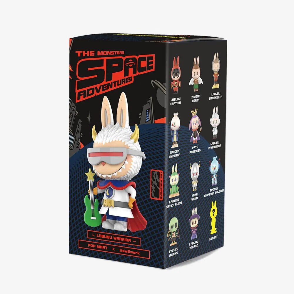POP MART - Коллекция Labubu THE MONSTERS Space Adventures Серия Слепая коробка, Подарки, украшения комнат, 1 шт