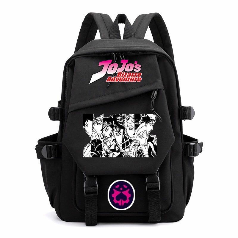 Рюкзак JoJo's Bizarre Adventure школьный для детей подростков и студентов водоотталкивающий с принтом