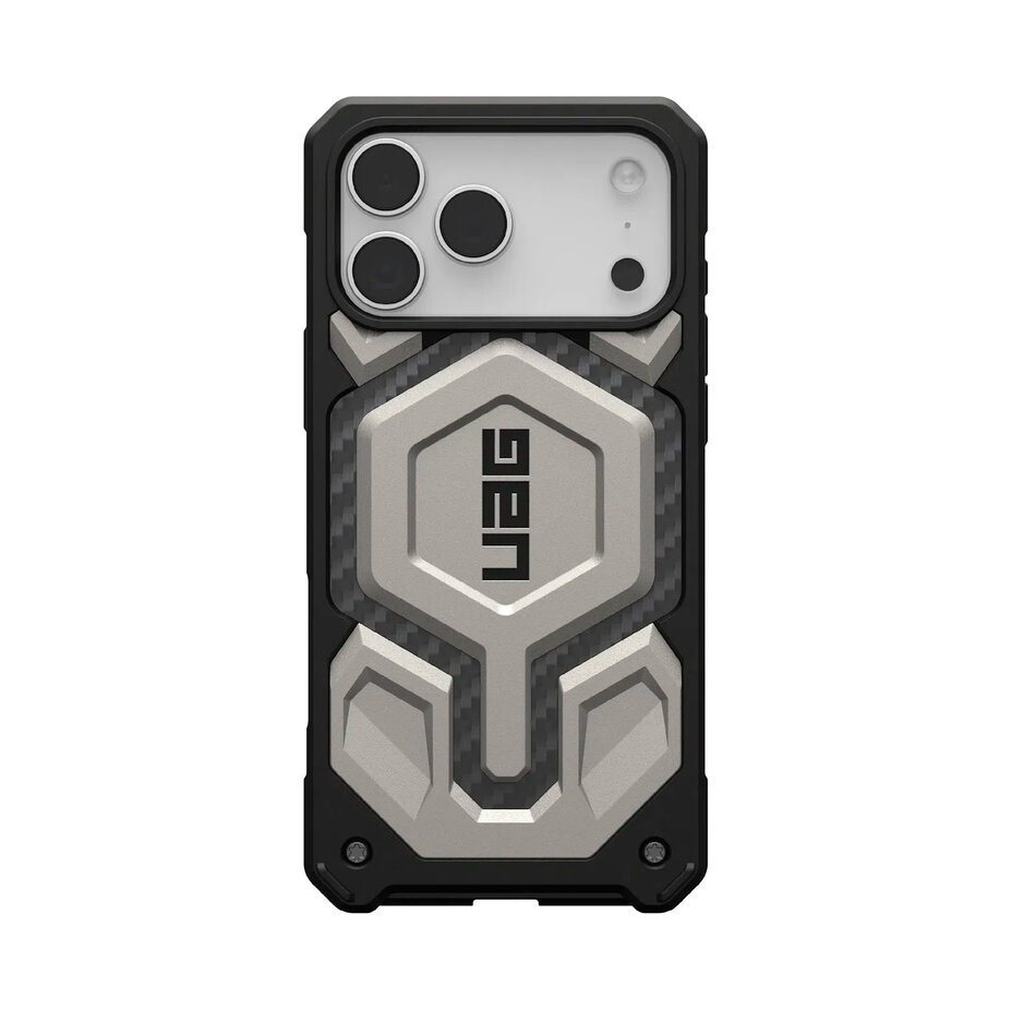 Чехол Uag Monarch Pro для iPhone 17 Pro с MagSafe титан