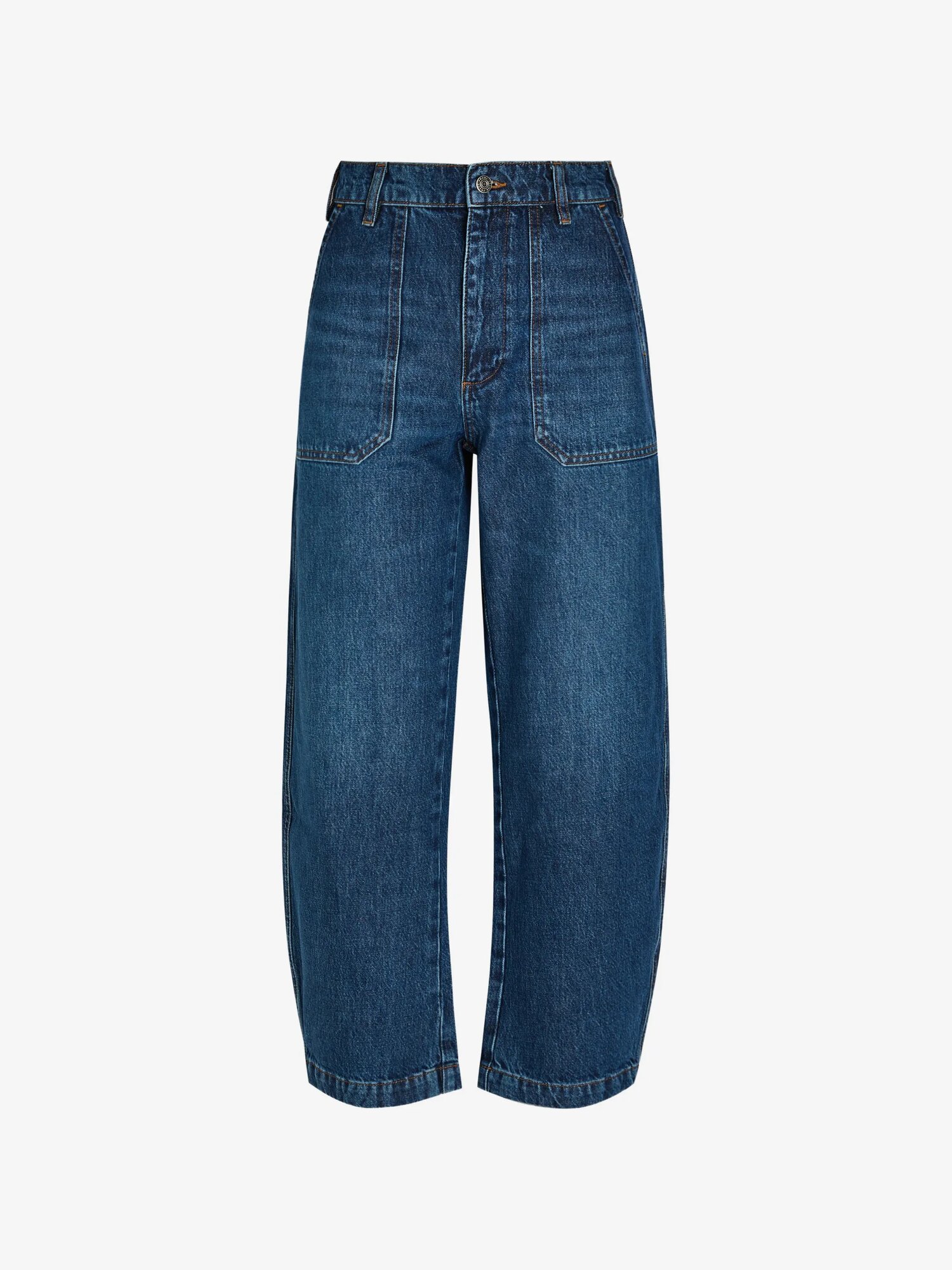 Джинсы Ranger patch-pocket wide-leg jeans 