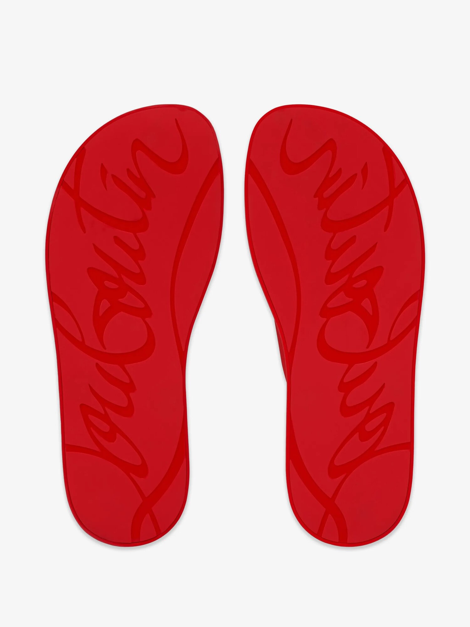 Шлёпанцы Christian Louboutin Logo-print flip-flops, размер 43 — фото 1