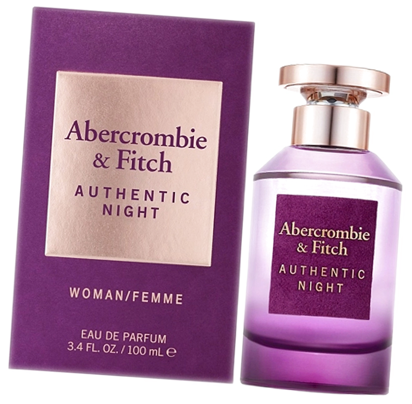 Женская туалетная парфюмерная вода Abercrombie and Fitch Authentic Night 100 мл - Аутентик Найт
